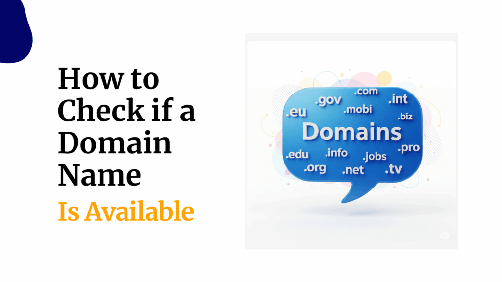 How to Check if a Domain Name Is Available